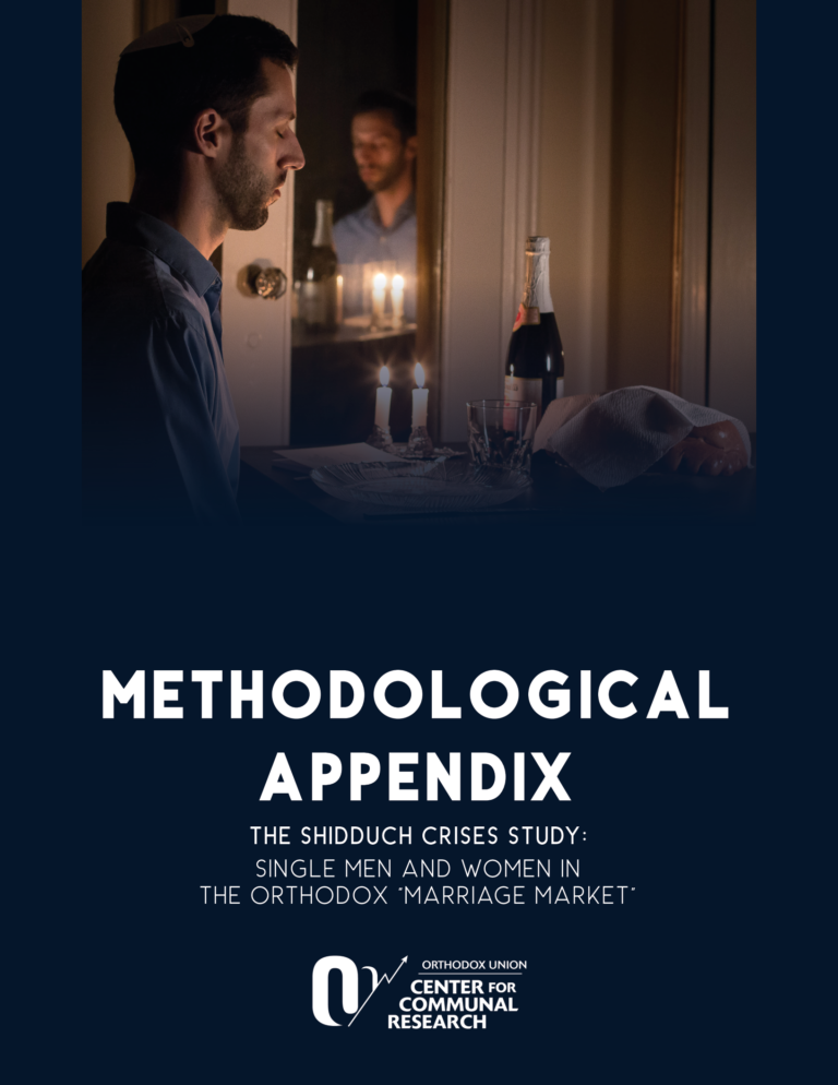 OU Center for Communal Research - The Shidduch Landscape: Finding a ...